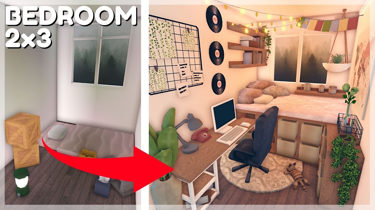Roblox Bloxburg Room Ideas Bloxburg Cozy Tiktok Bedroom Speed Build