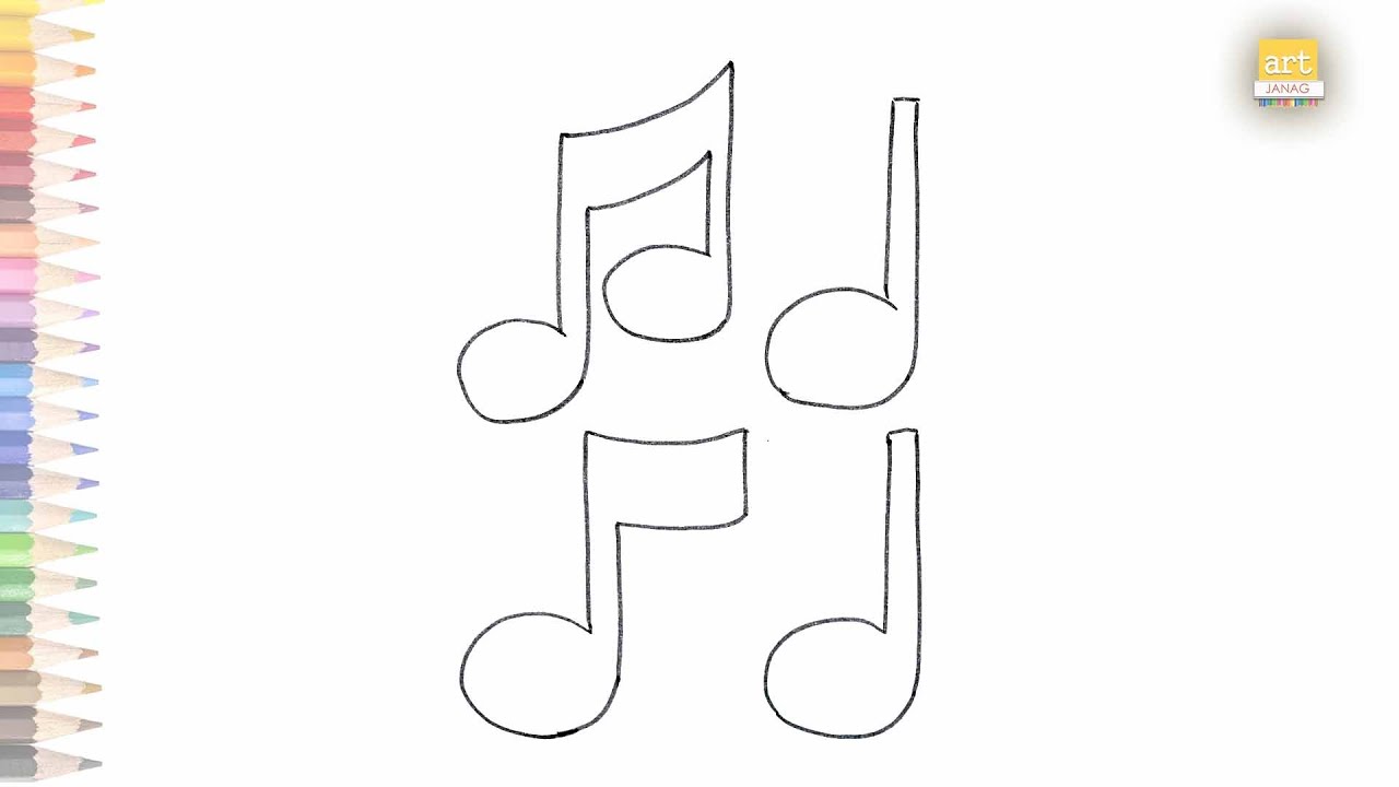 How To Draw Music Notes Symbols Music Notes Learn And Remember A