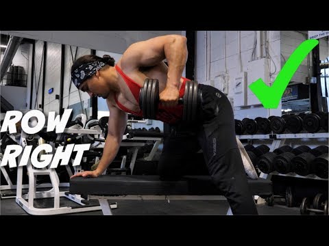 Stop Doing Dumbbell Rows With Strict Form Youtube