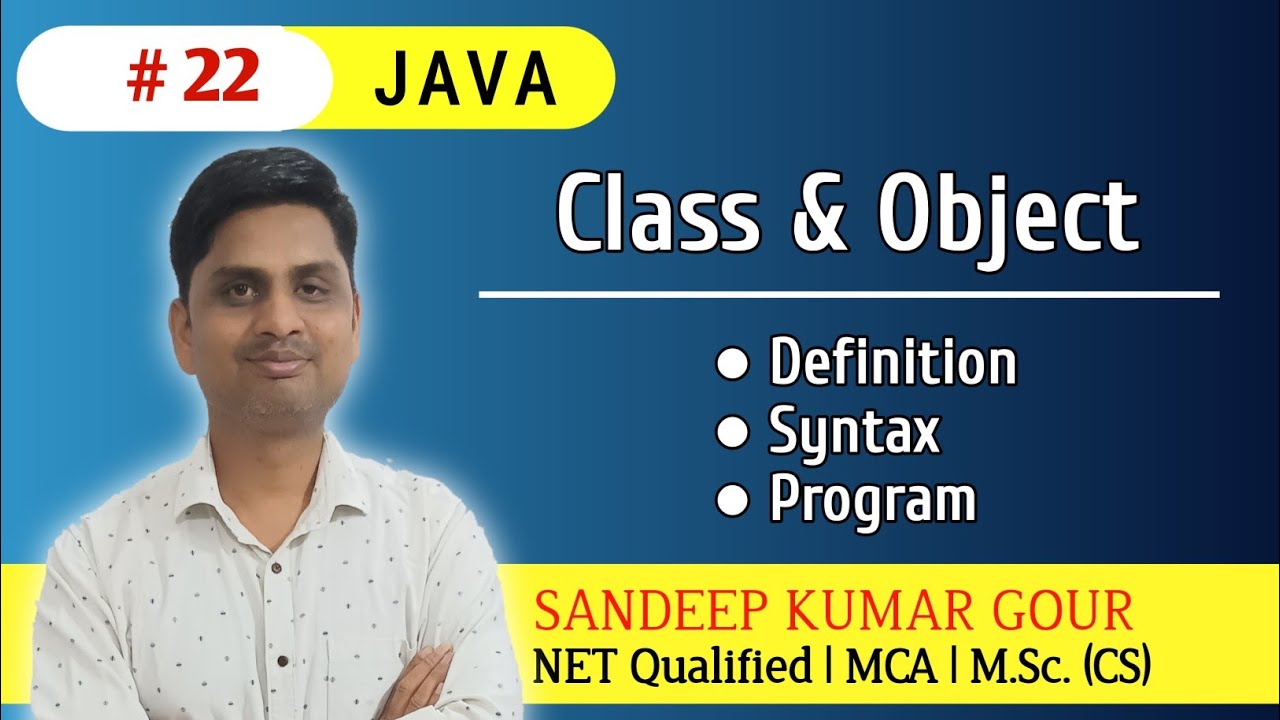Class And Object In Java Java Programming Youtube