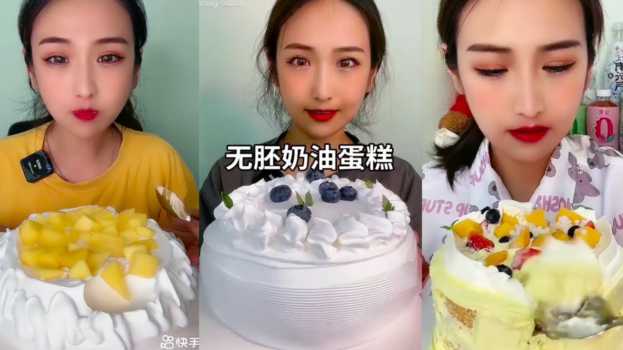 Asmr Desserts Cake Eating Mukbang Compilation Youtube