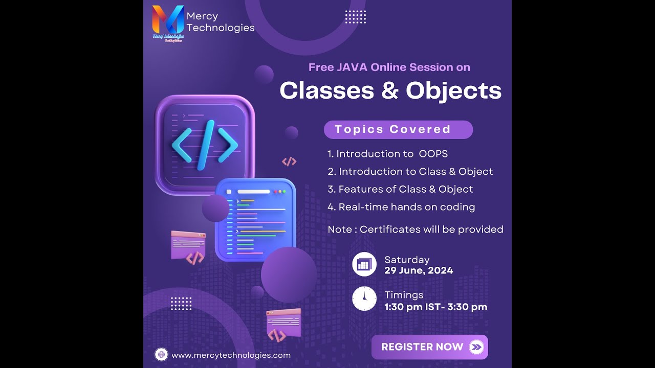 Java Classes Objects Youtube