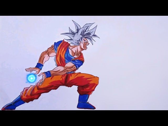 How To Draw Goku Kamehameha Step By Step