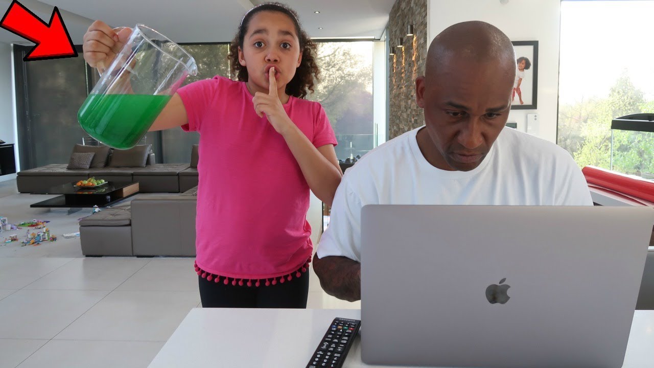 Slime Prank On My Dad Youtube