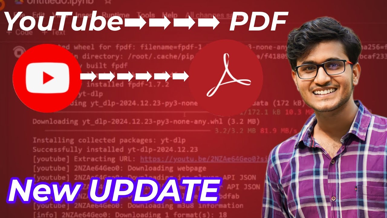 Convert Any Youtube Video To Pdf Youtube
