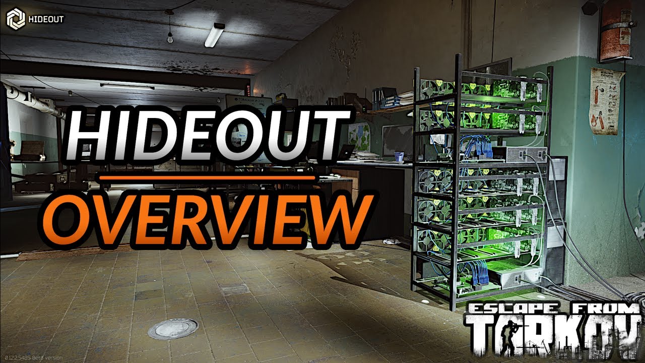 Hideout First Look And Overview Escape From Tarkov Patch 0 12 Youtube