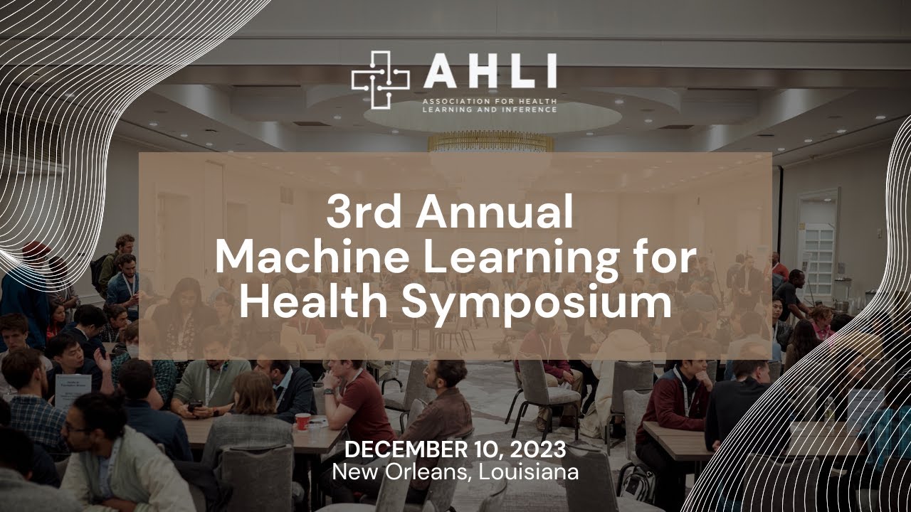 Ml4h 2023 Youtube