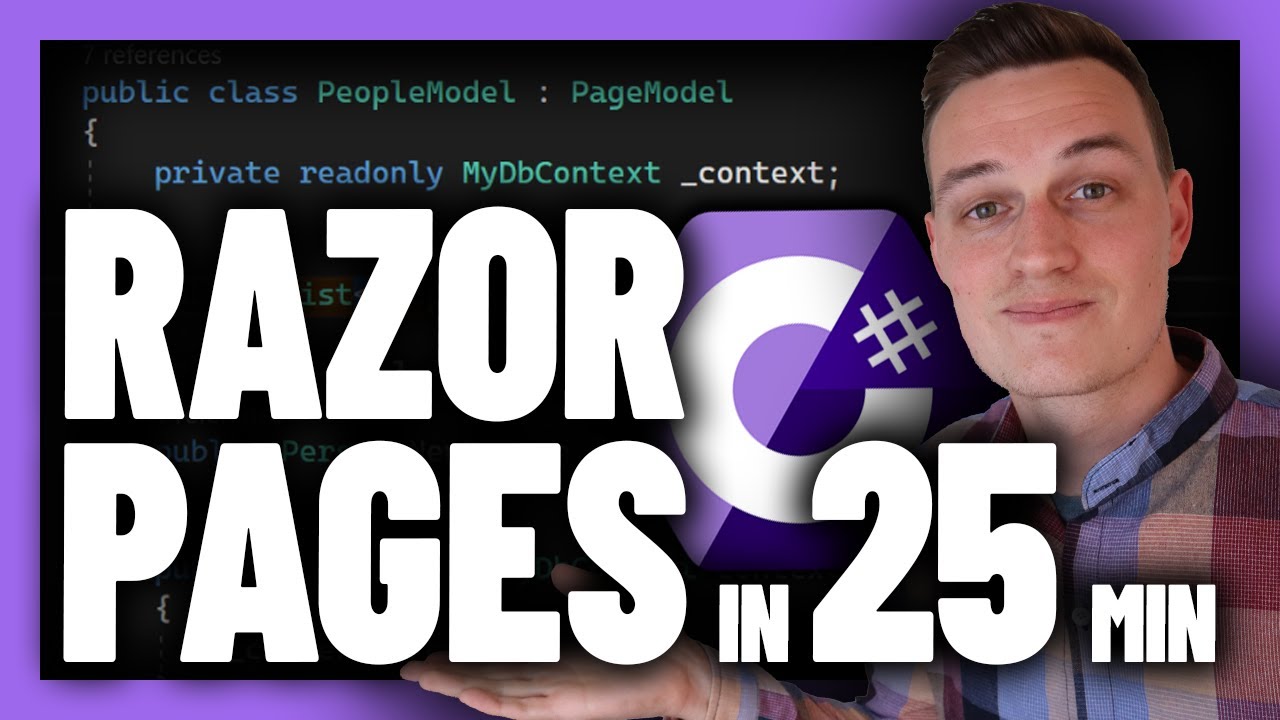 C Razor Pages Complete Tutorial Youtube
