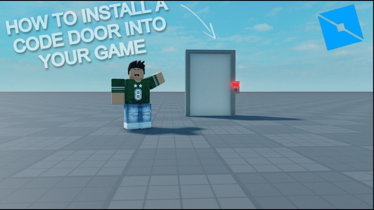 How To Make A Code Door Roblox Studio Tutorial Youtube