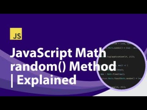 Javascript Math Random Method Youtube
