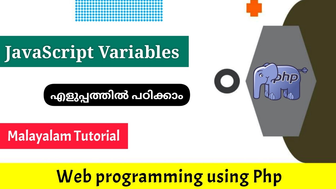 Javascript Variables Web Programming Using Php Malayalam Tutorial Youtube