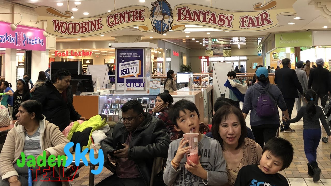 Rides At Woodbine Shopping Centre Fantasy Fair Youtube