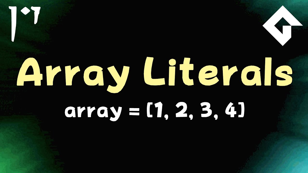Array Literals Useful Features In Gamemaker Youtube