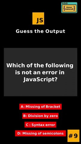 Javascript Interview Question 9 Answer In The Description Shorts