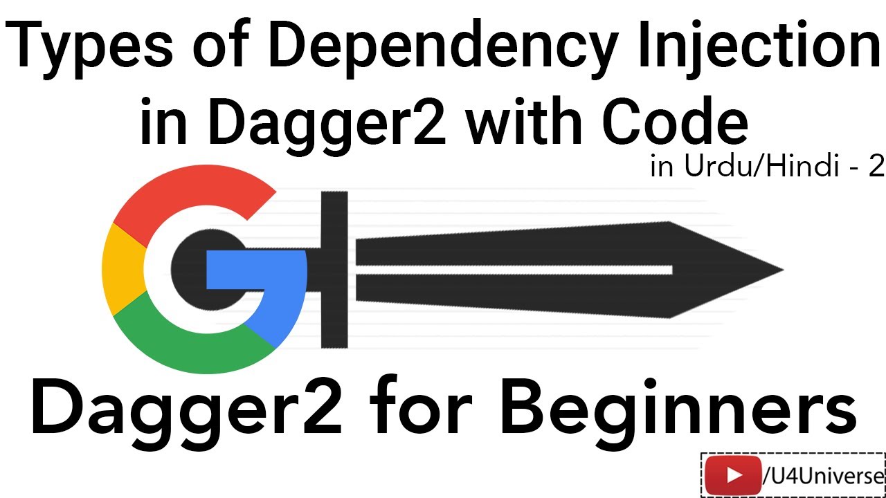 Dagger2 For Beginners 2 Types Of Dependency Injection In Dagger2 With