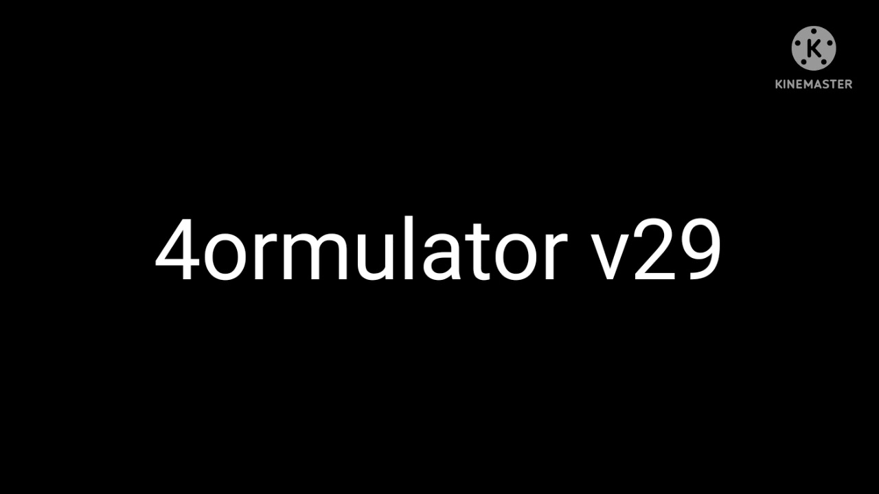 4ormulator V29 Sound Youtube