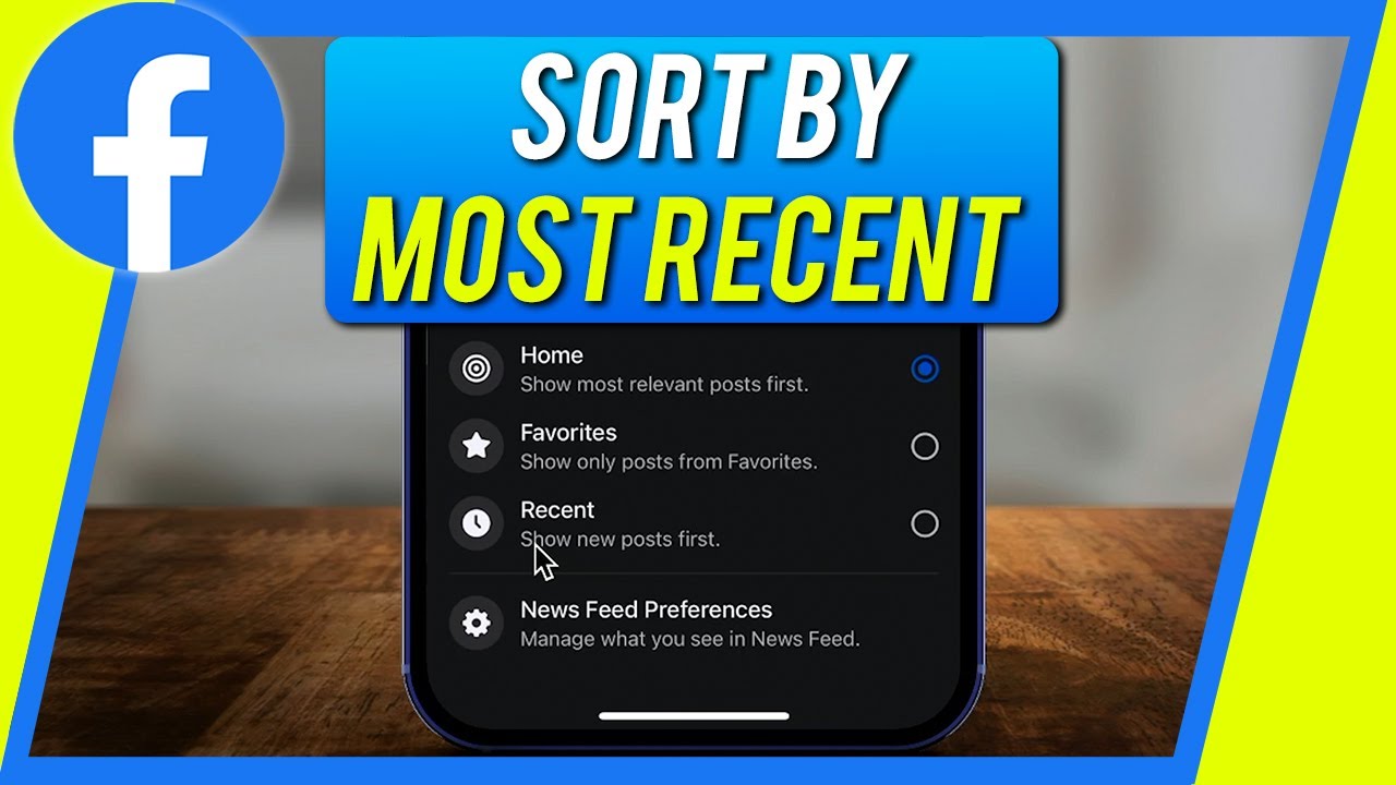 How To Sort Your Facebook Feed Chronologically Youtube