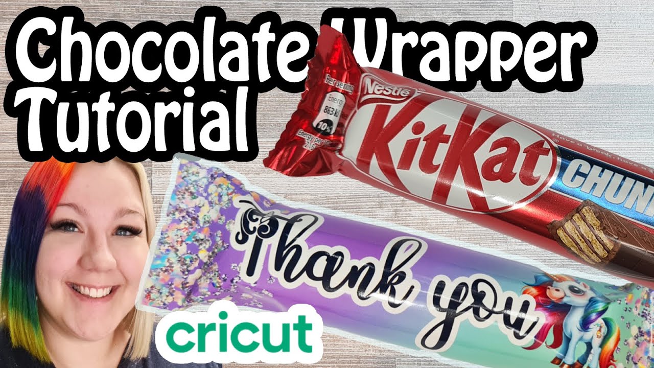 Diy Chocolate Wrapper Design Using Cricut Design Space Youtube
