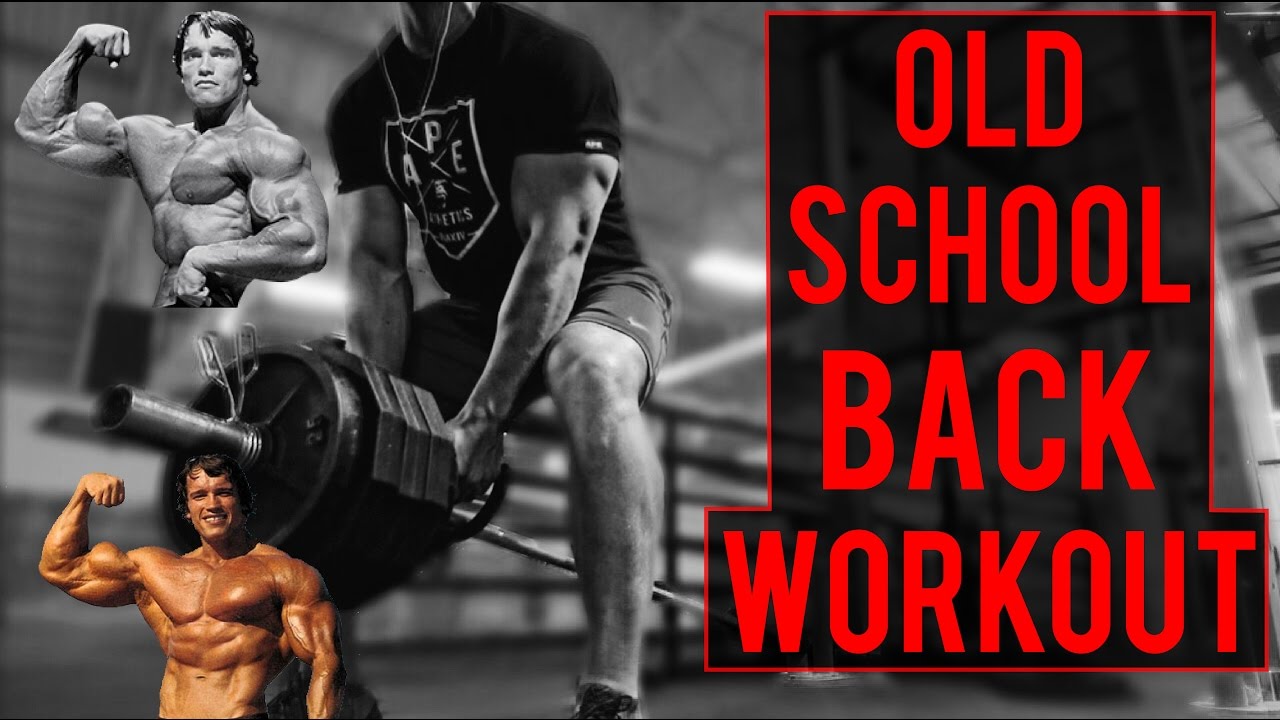 Full Old School Arnold Style Back Workout Power Bodybuilding