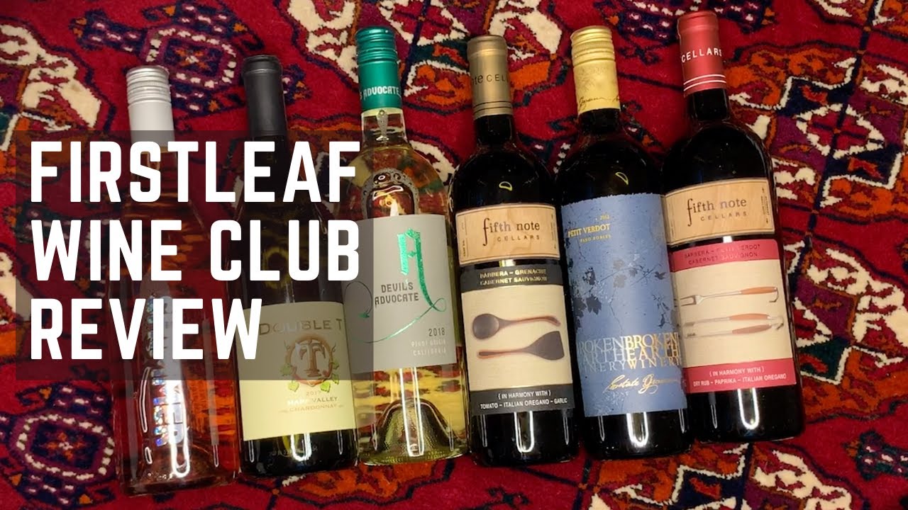 Firstleaf Wine Club Review Unbox Introductory First Box Youtube