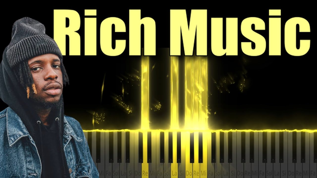 Josman Rich Music Piano Tutoriel Cover Niveau Moyen Youtube