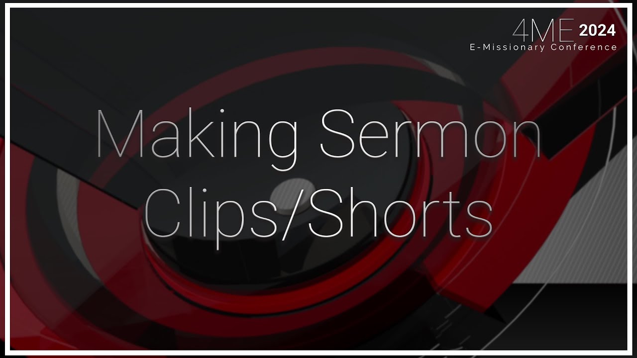 Making Sermon Clips Shorts Youtube