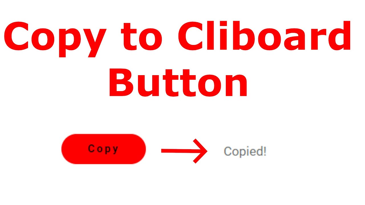 How To Make A Copy Button Elementor Wordpress Youtube