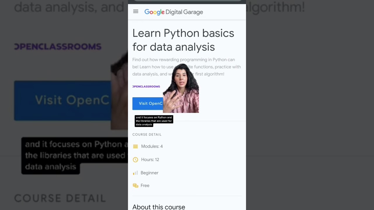Learn Python For Data Analysis Shorts Quadexcel