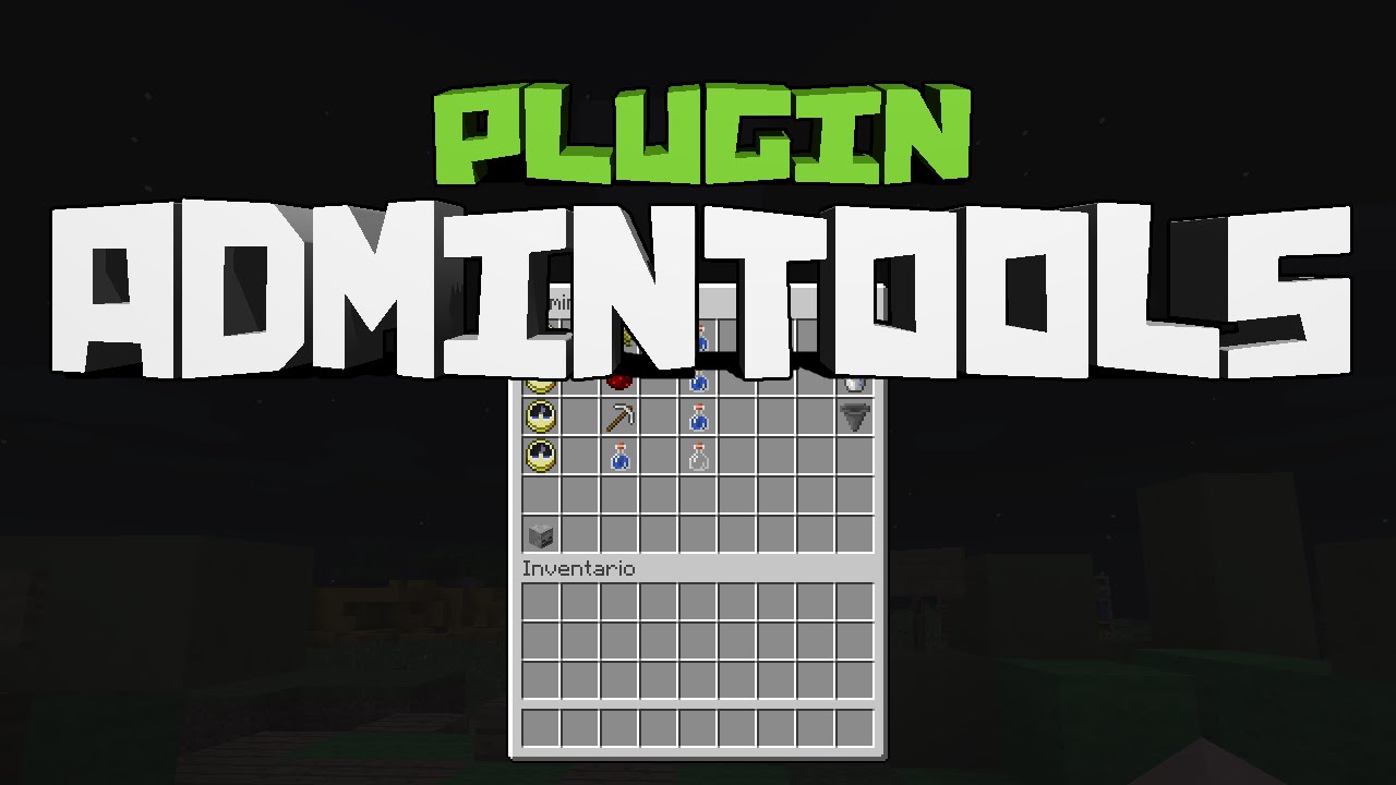 Minecraft Plugin Tutorial Admintools Menú De Herramientas Para El