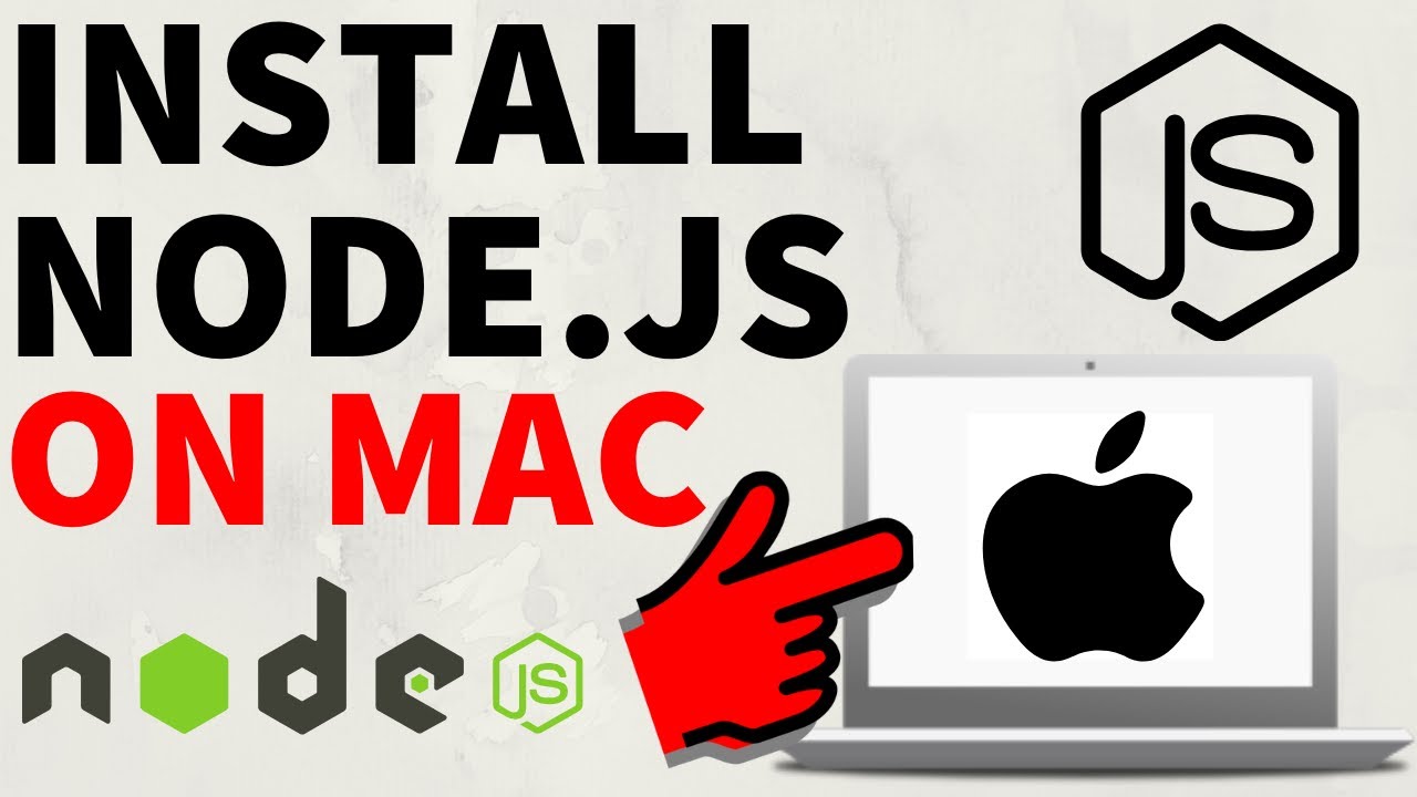 How To Install Node Js On Mac Youtube