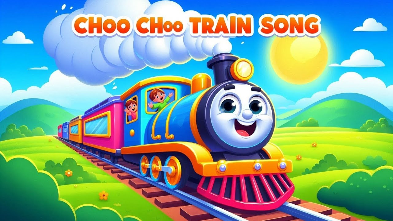Choo Choo Train Song Fun Train Ride Kids Rhymes Train Song For