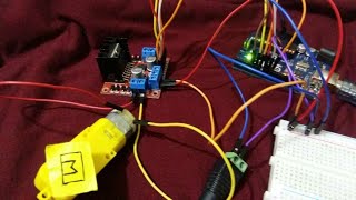 Demo Interface L298n Dc Motor Driver Module With Esp32 Arduino Ide ...