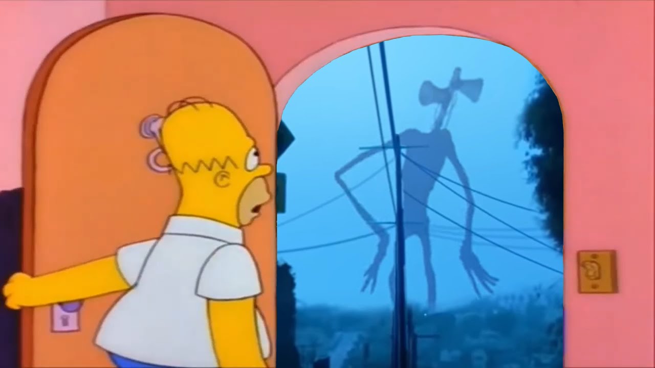 Siren Head Spooks Homer Youtube