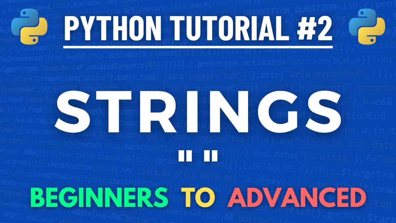 Strings In Python Python Strings With Examples Python Tutorial For
