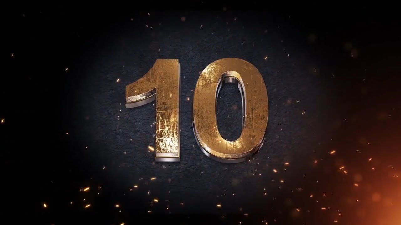 Flame Countdown Fire Based 10 To 1 No Copyright Flame Countdown
