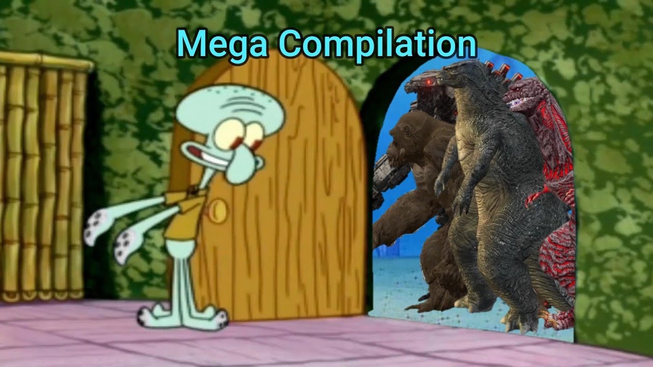 Squidward Door Mega Meme Compilation Youtube