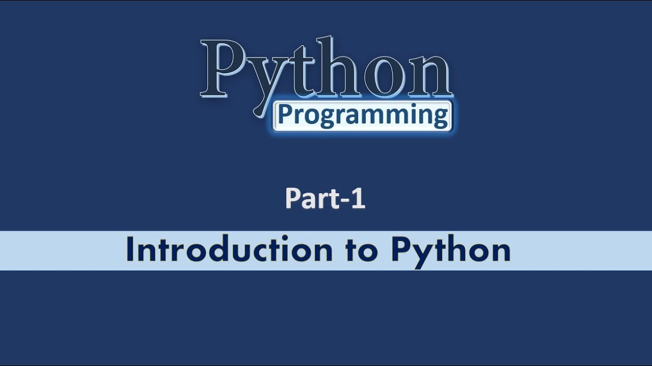Introduction To Pythonâ Pythonâ Part 1â Learn Cse Malayalam Youtube