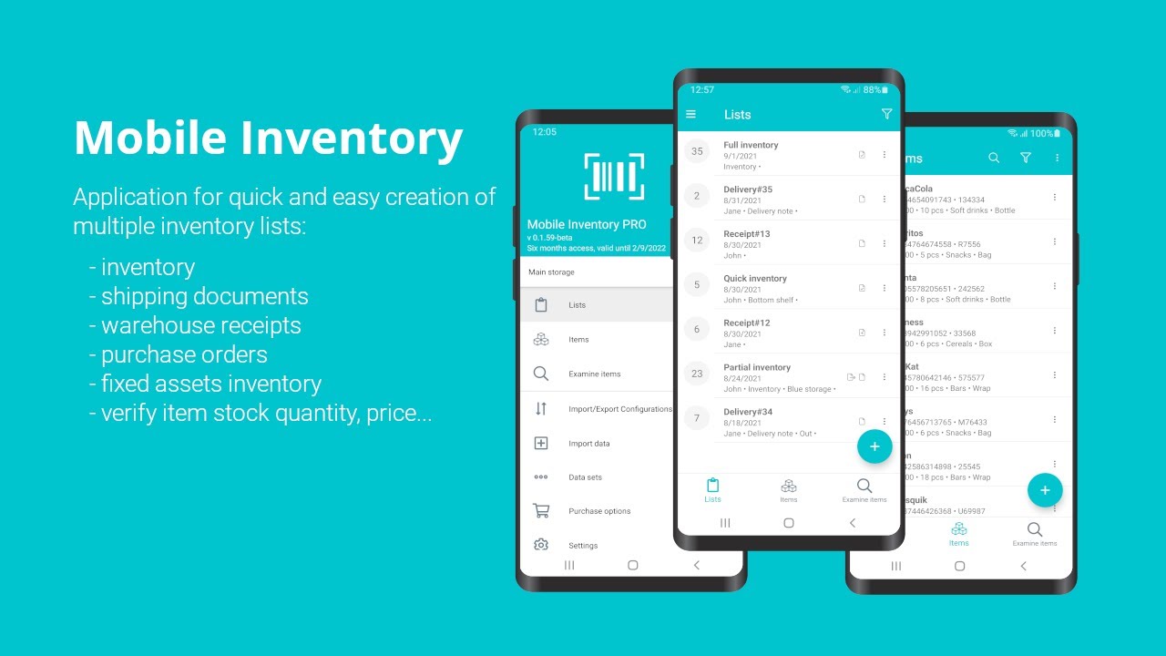 Mobile Inventory Pro Brief Example Youtube