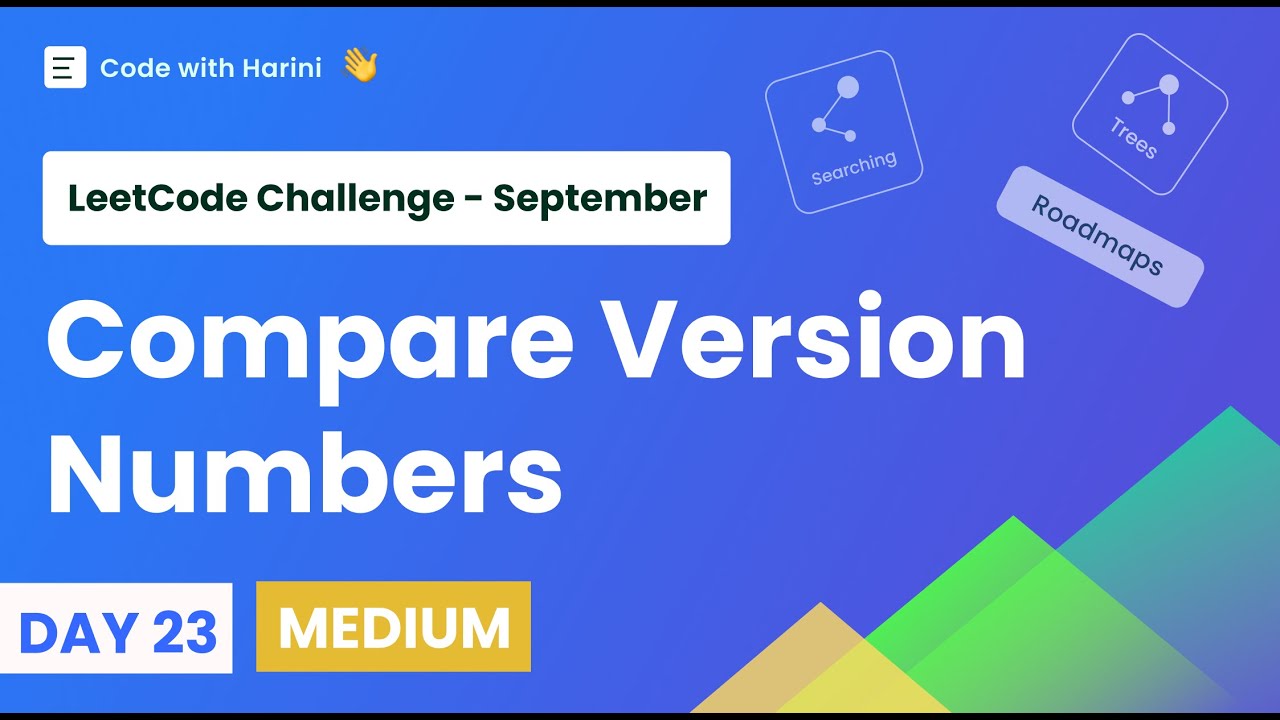 Compare Version Numbers Leetcode 165 Sep Day 23 2 Pointers пёџ