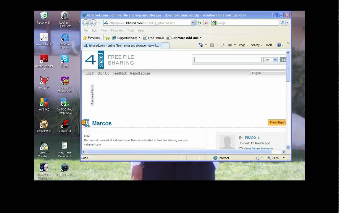 Tutorial De 4shared Youtube