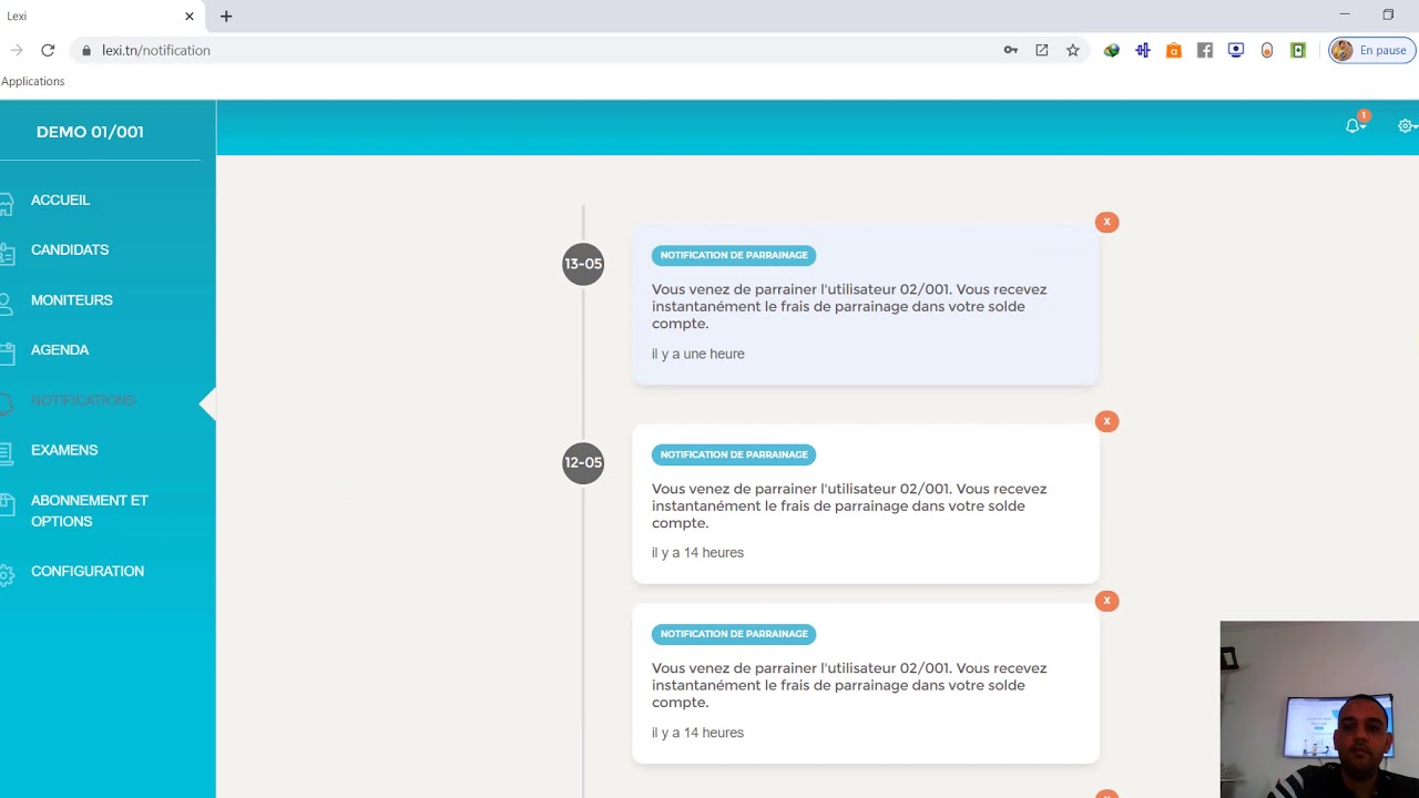 Configuration Youtube