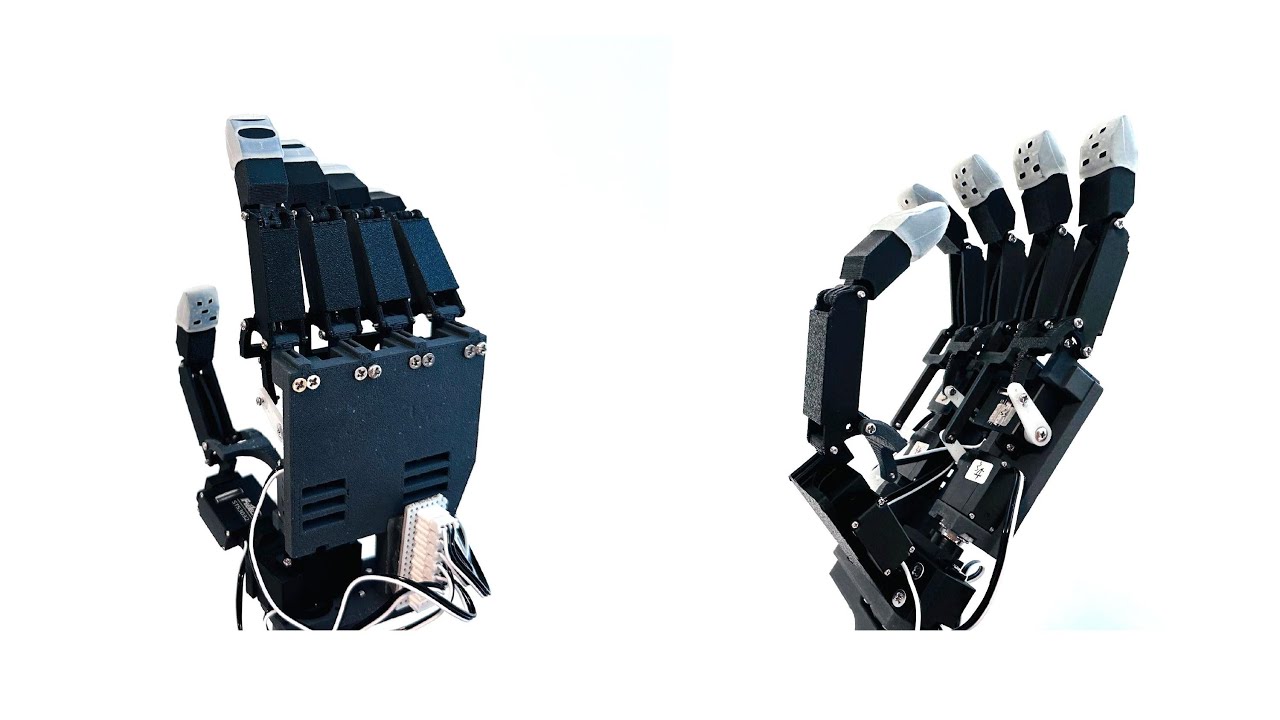 Rx1 Humanoid Robot Hand Assembly Instructions Youtube