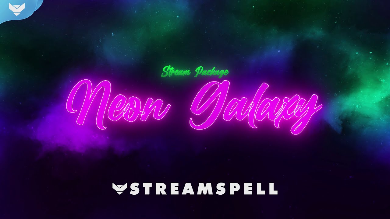 Streamspell â Neon Galaxy Stream Package Youtube