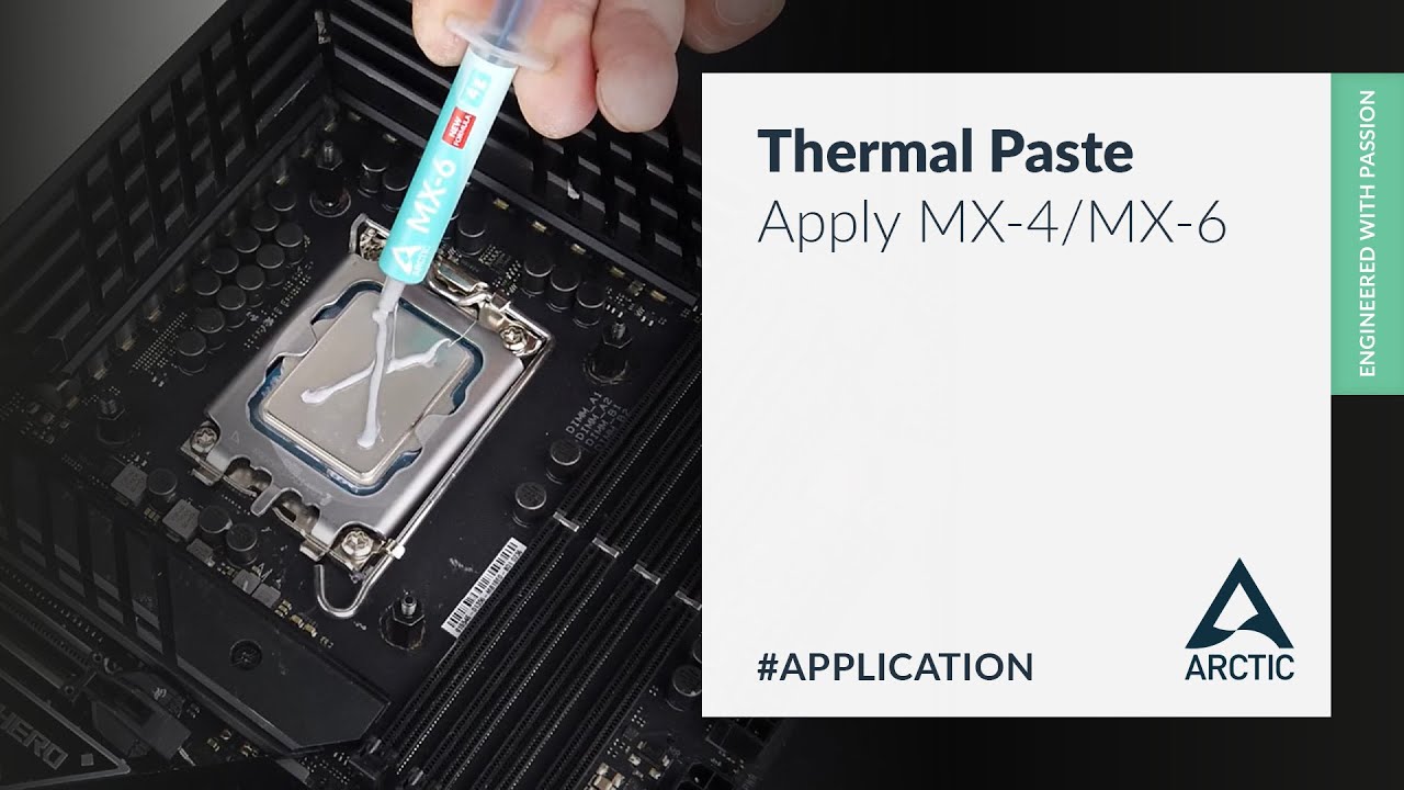 Mx Thermal Paste How To Apply Thermal Paste Youtube
