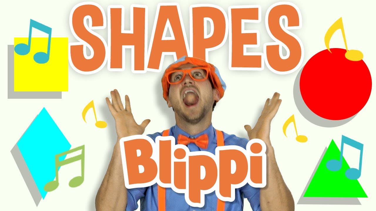 Blippi Shapes Song More Learn With Blippi Song For Kids