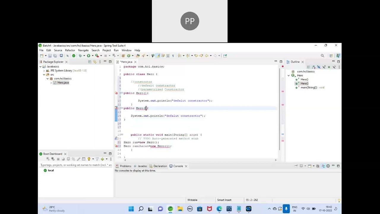 Java Constructors Youtube