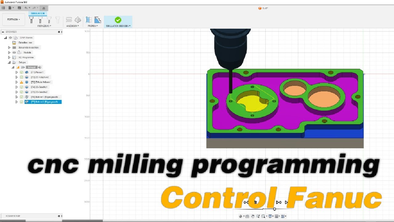 Cnc Milling Programming Youtube