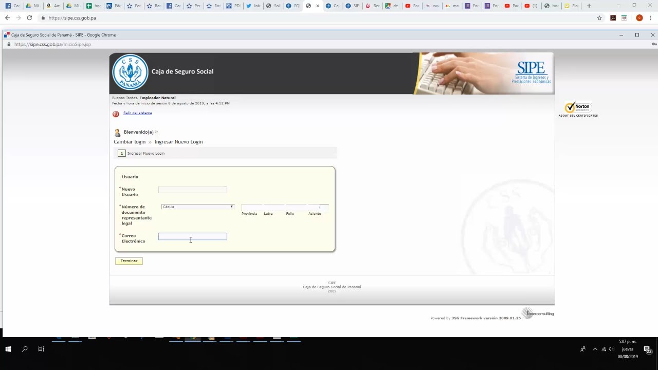 Ingresar Al Sipe Por 1era Vez Youtube