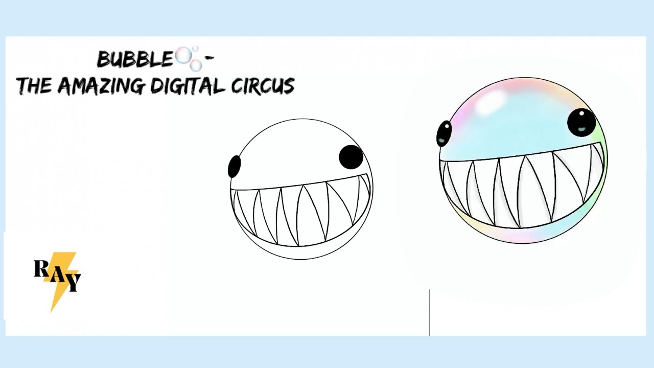 How To Draw Bubble The Amazing Digital Circus Tadc Youtube