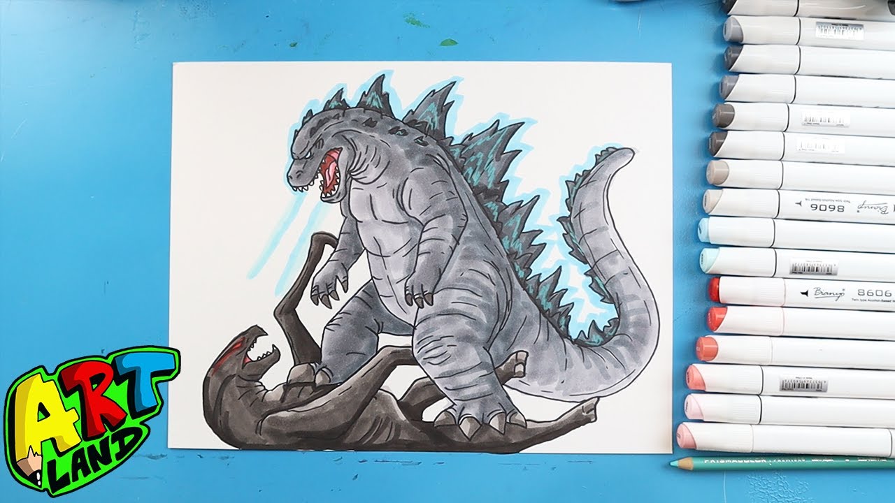 Godzilla 2022 Godzilla Vs Muto Drawing